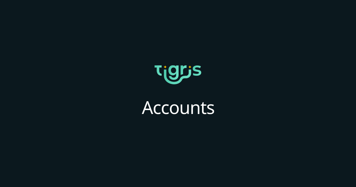 Accounts | Tigris Object Storage Documentation
