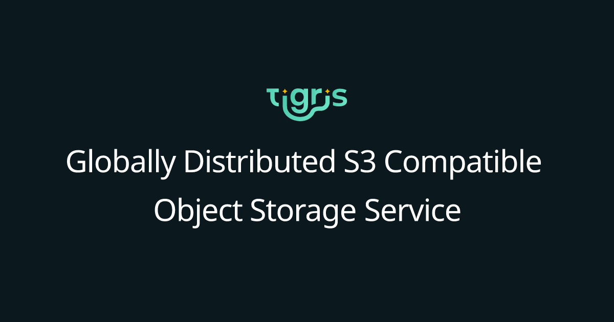 Tigris Object Storage Documentation