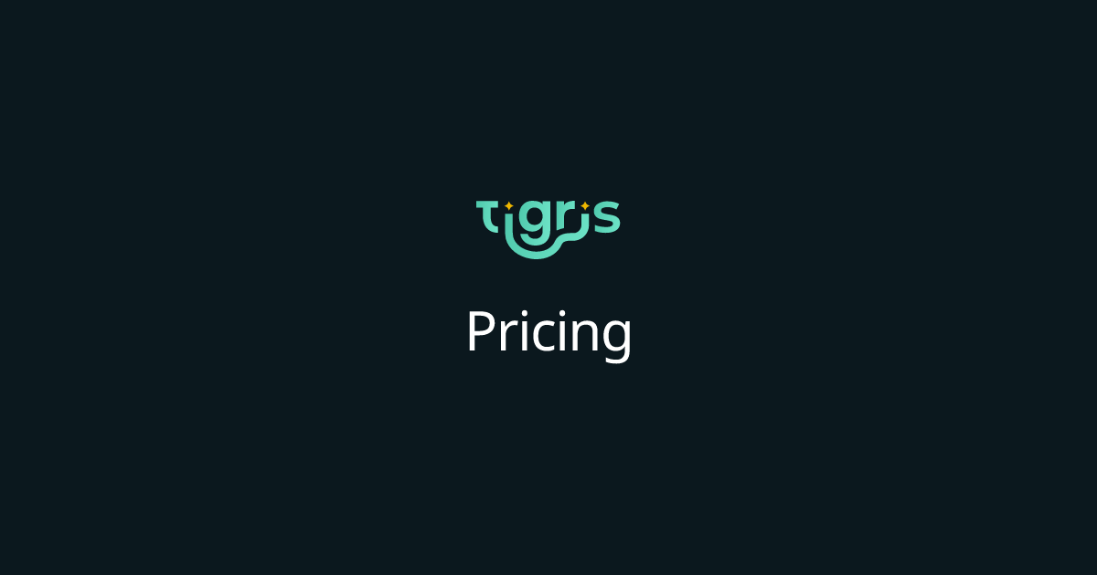 Pricing | Tigris Object Storage Documentation