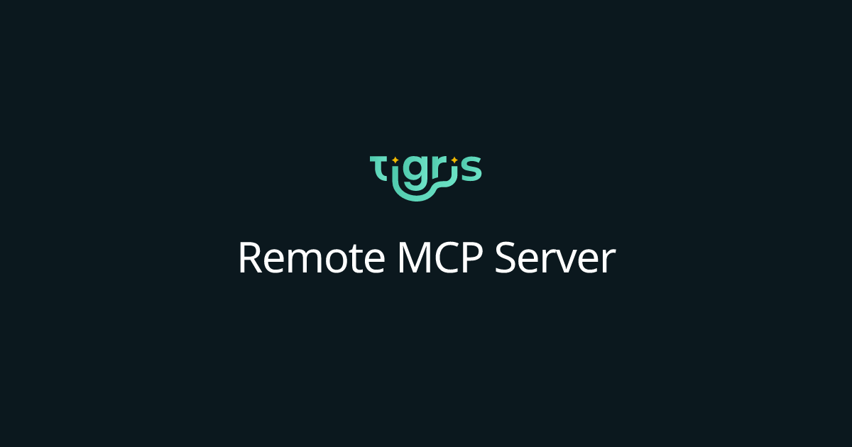 Remote MCP Server | Tigris Object Storage Documentation