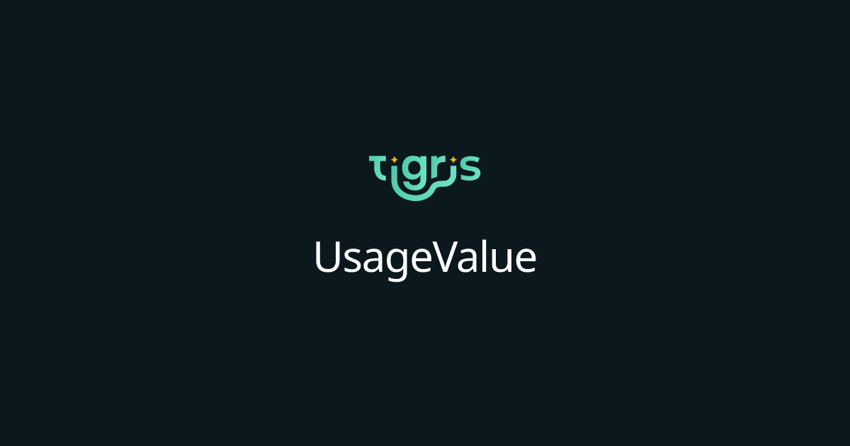 UsageValue | Tigris Object Storage Documentation